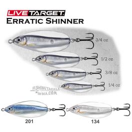 Live Target ERRATIC SHINER Spoon [11g/14g/21g]