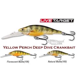 LIVE TARGET Yellow Perch Deep Dive Crank Bait