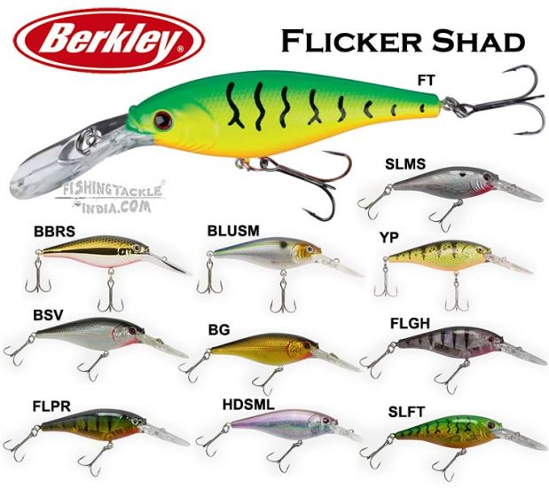 Berkley Flicker Shad Color Chart Berkley Flicker Shad Bait